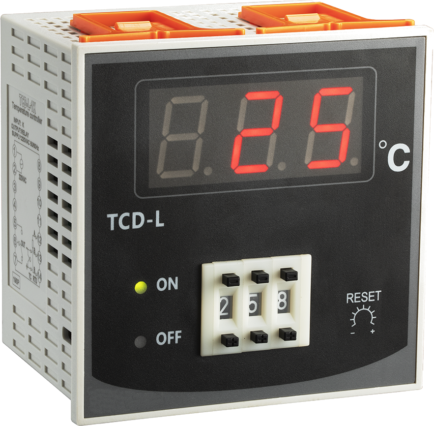TCD-L-3-K HEATING Temp Controller, 96x96mm 230VAC, C/O Relay output, T