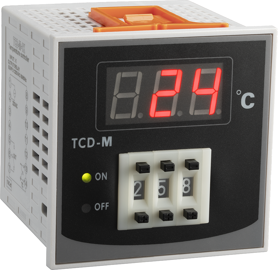 TCD-M-3-PT HEATING Temp Controller, 72x72mm 230VAC, C/O Relay output,