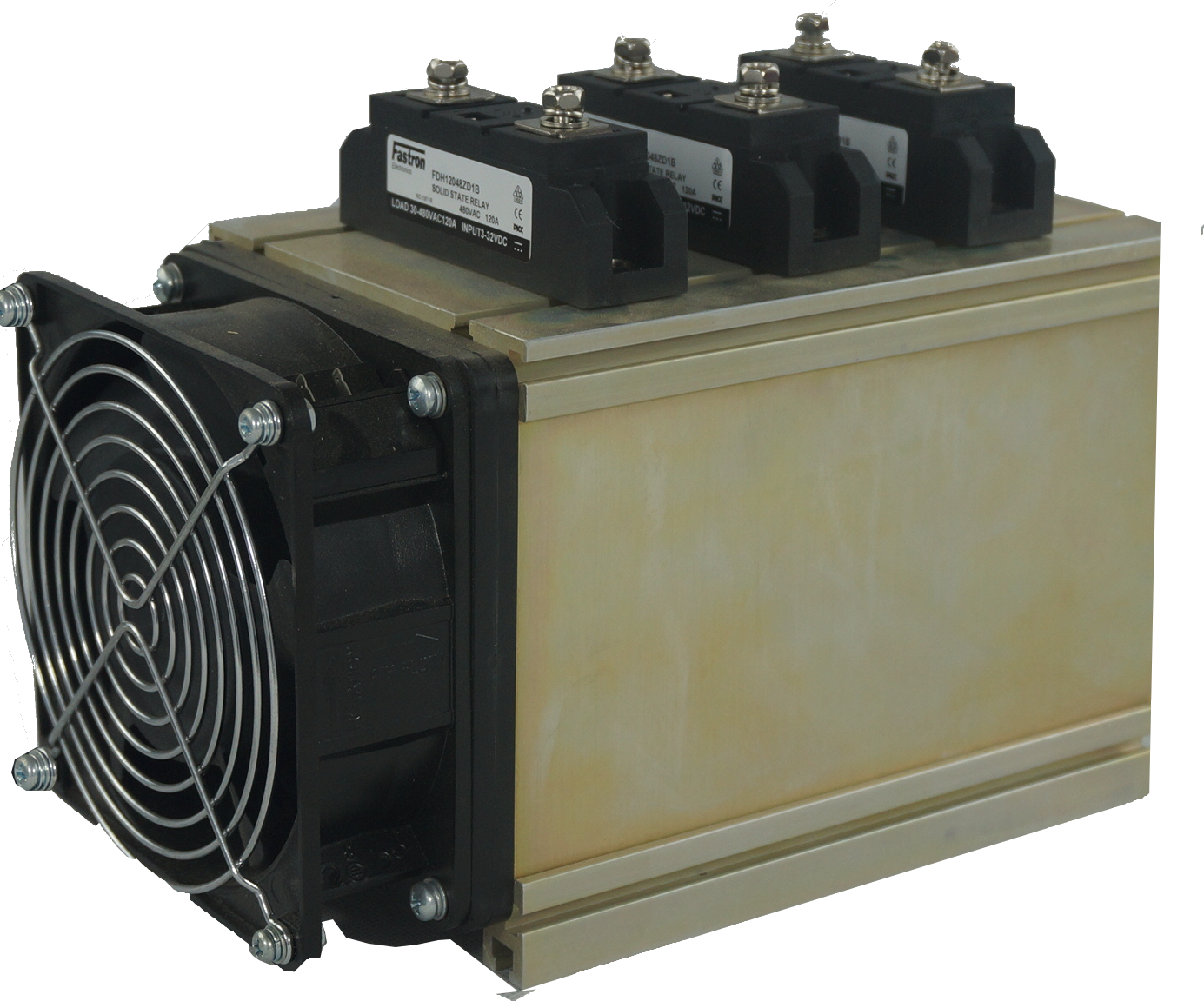 F135-4-120D Panel Mount 3 Phase Solid State Contactor, 120 Amp per Pha