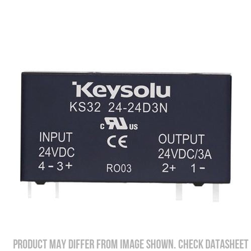 KS32/60-24Z2, Slimline Relay, 60VDC Coil, 2 Amp 24-280VAC Load