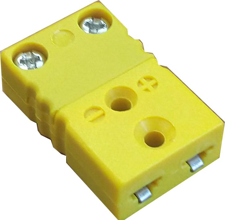 Temperature Sensor Socket Flat, Wire Fitting for use with Thermocouple