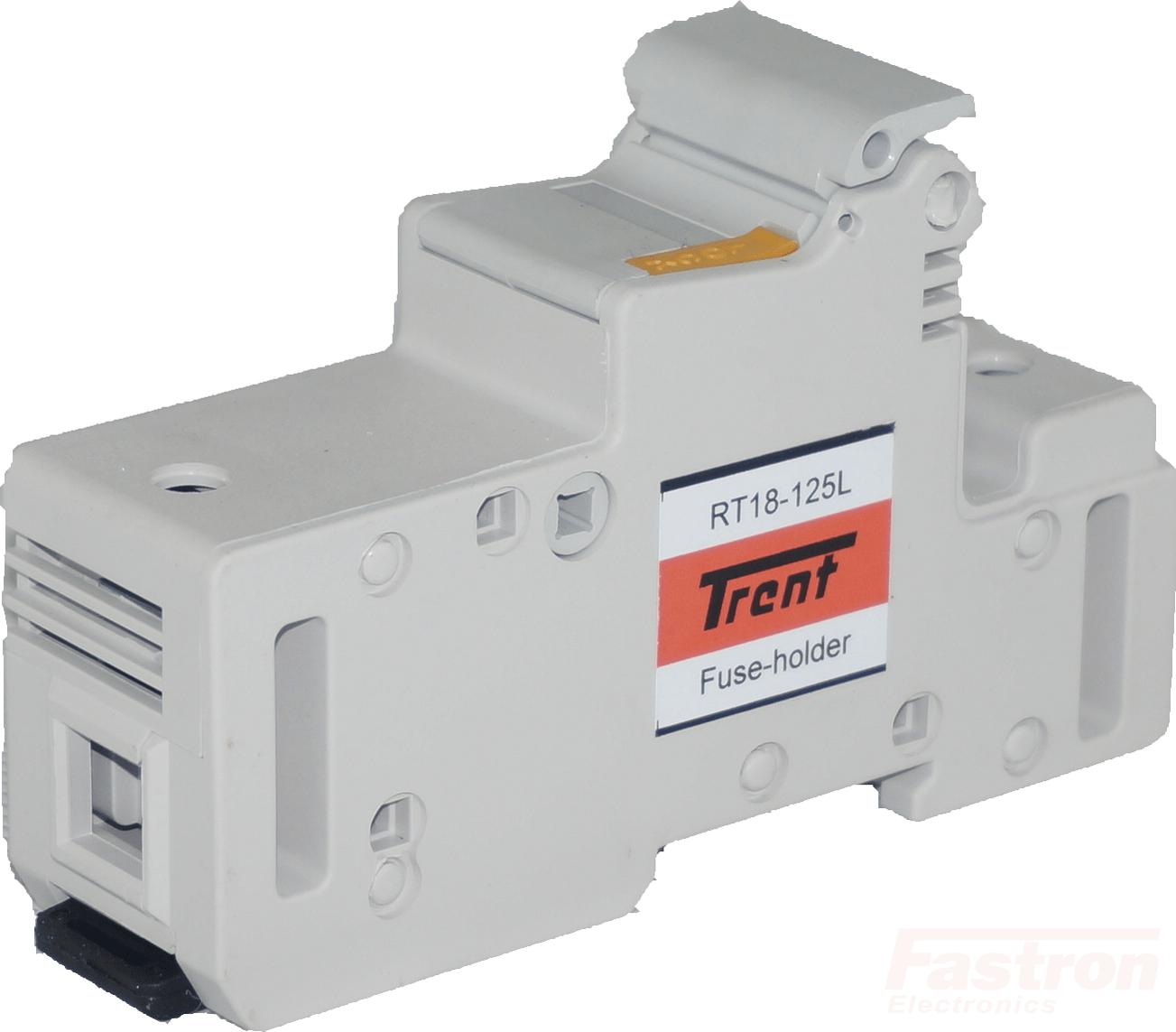 0091.0001, FSO DIN Rail Mount Fuse Holder Single Pole for 10.3 x 38mm,